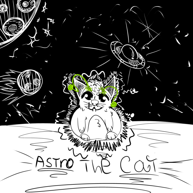 Astro the galaxy cat - ibisPaint