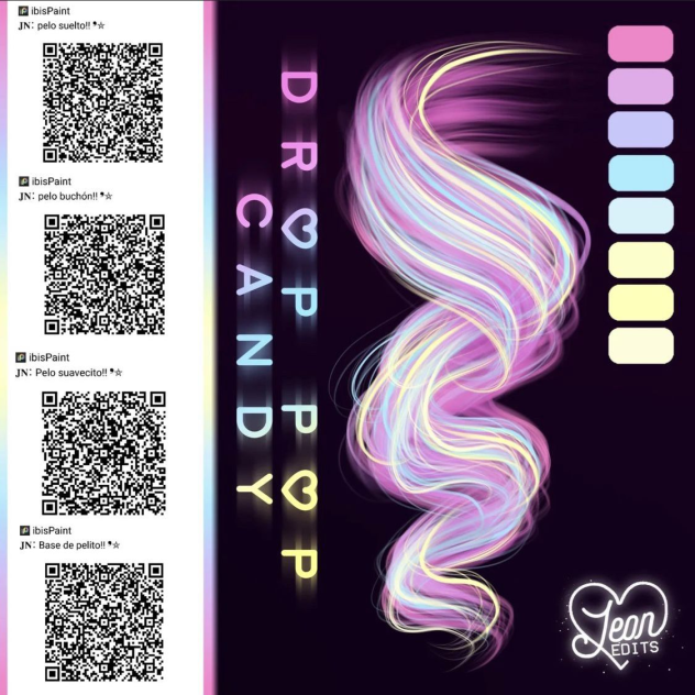 Drop pop candy brush - ibisPaint