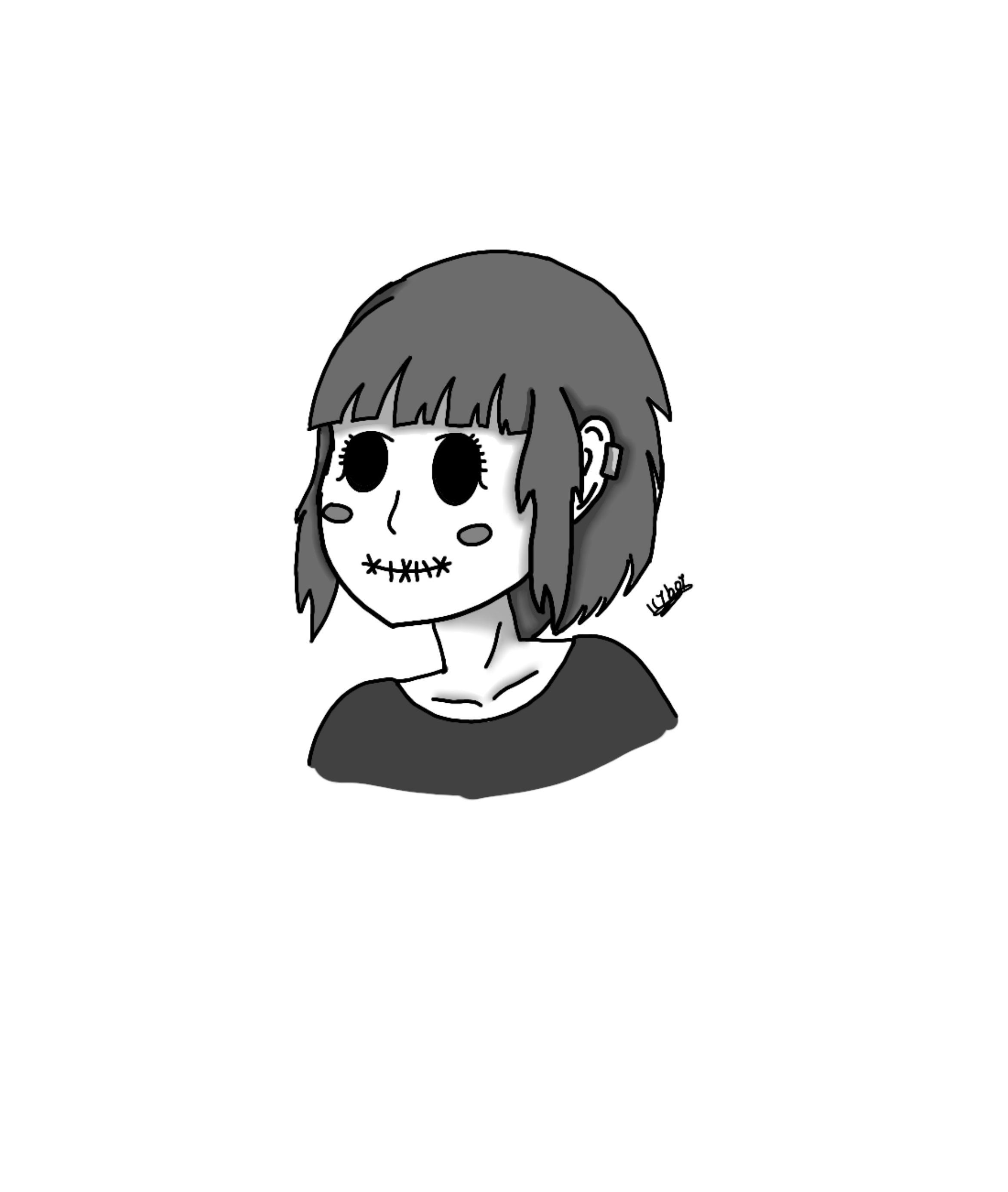 cute horror girl - ibisPaint