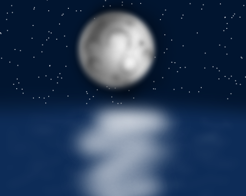 clear night sky - ibisPaint