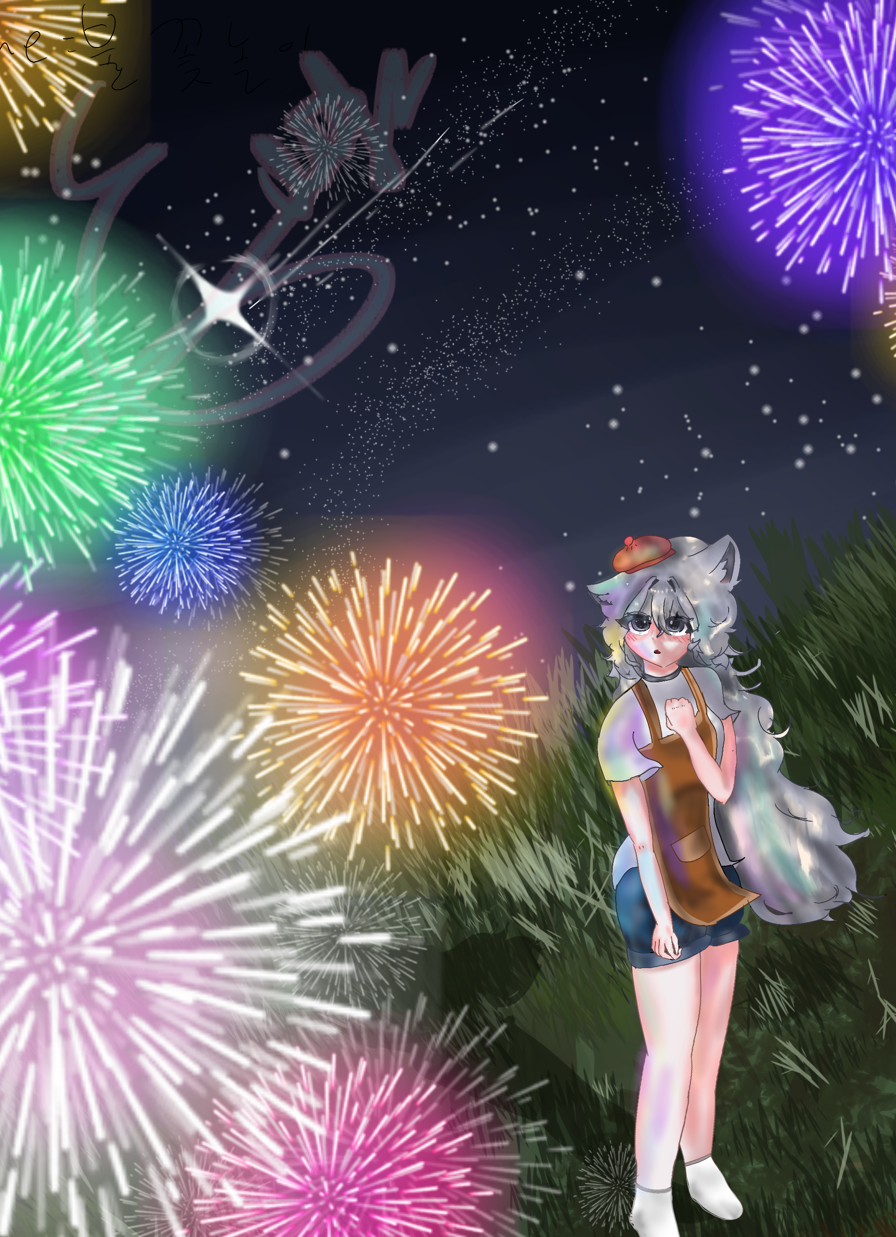 firework & My oc - ibisPaint
