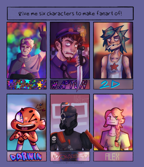 『Six fanarts』 - ibisPaint