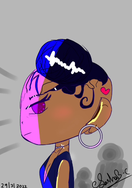 Material girl turn - ibisPaint