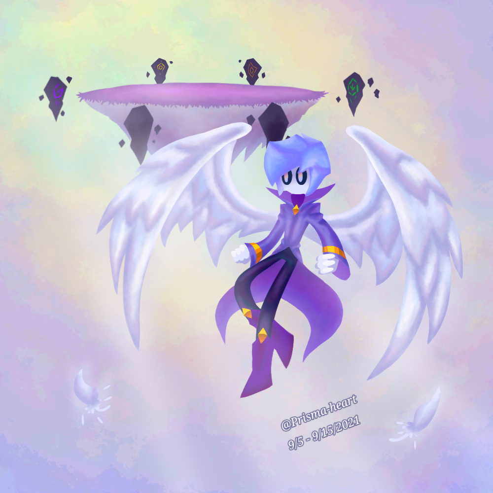 Winged mage - ibisPaint