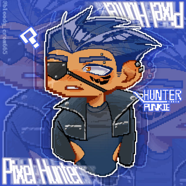 Hunter in pixel style!! (fix) - ibisPaint