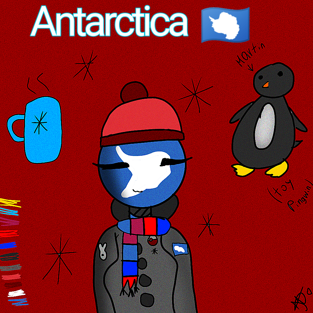 Antarctica Countryhumans#4 - ibisPaint