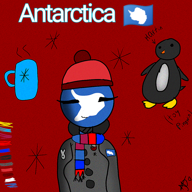 Antarctica Countryhumans#4 - ibisPaint