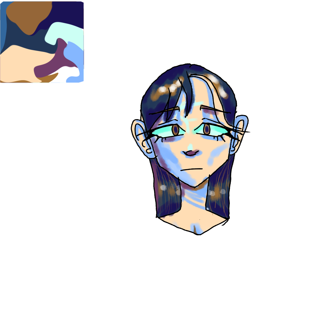 I made this in gray-scale mode - ibisPaint