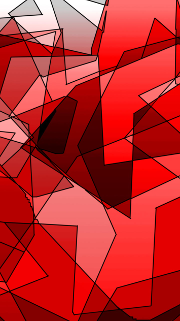 Shattered red wallpaper glass - ibisPaint