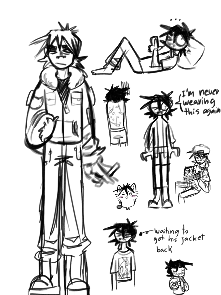 Kenji without his jacket.......... - ibisPaint