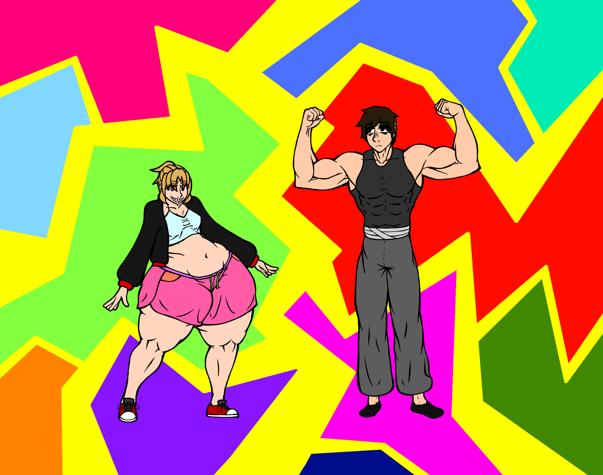 Matt and Kate Posing - ibisPaint