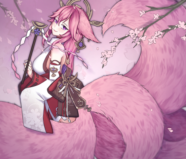 Yae Miko - Astute Amusement - ibisPaint