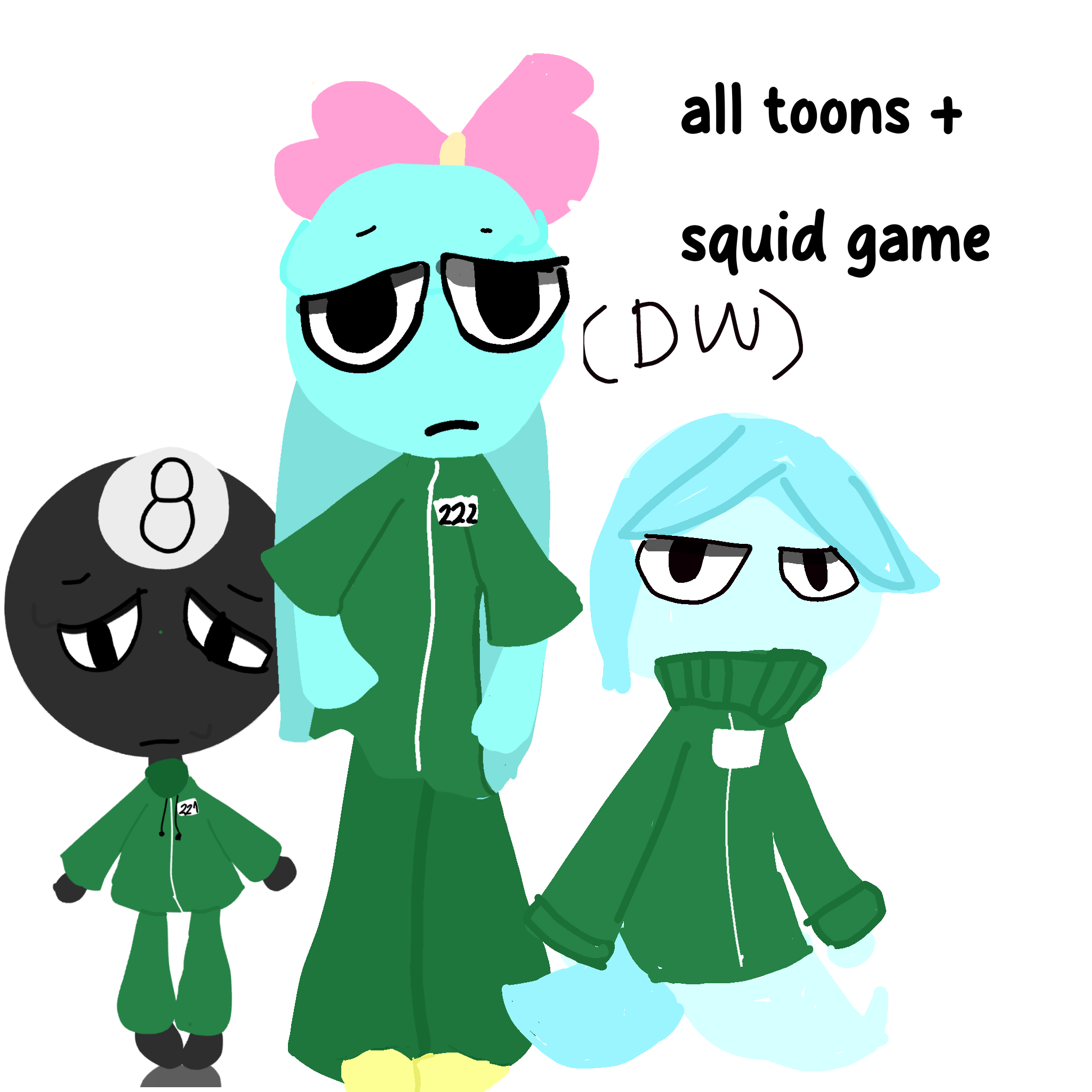 squid Game + dandy's world - ibisPaint