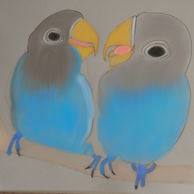 love birds - ibisPaint