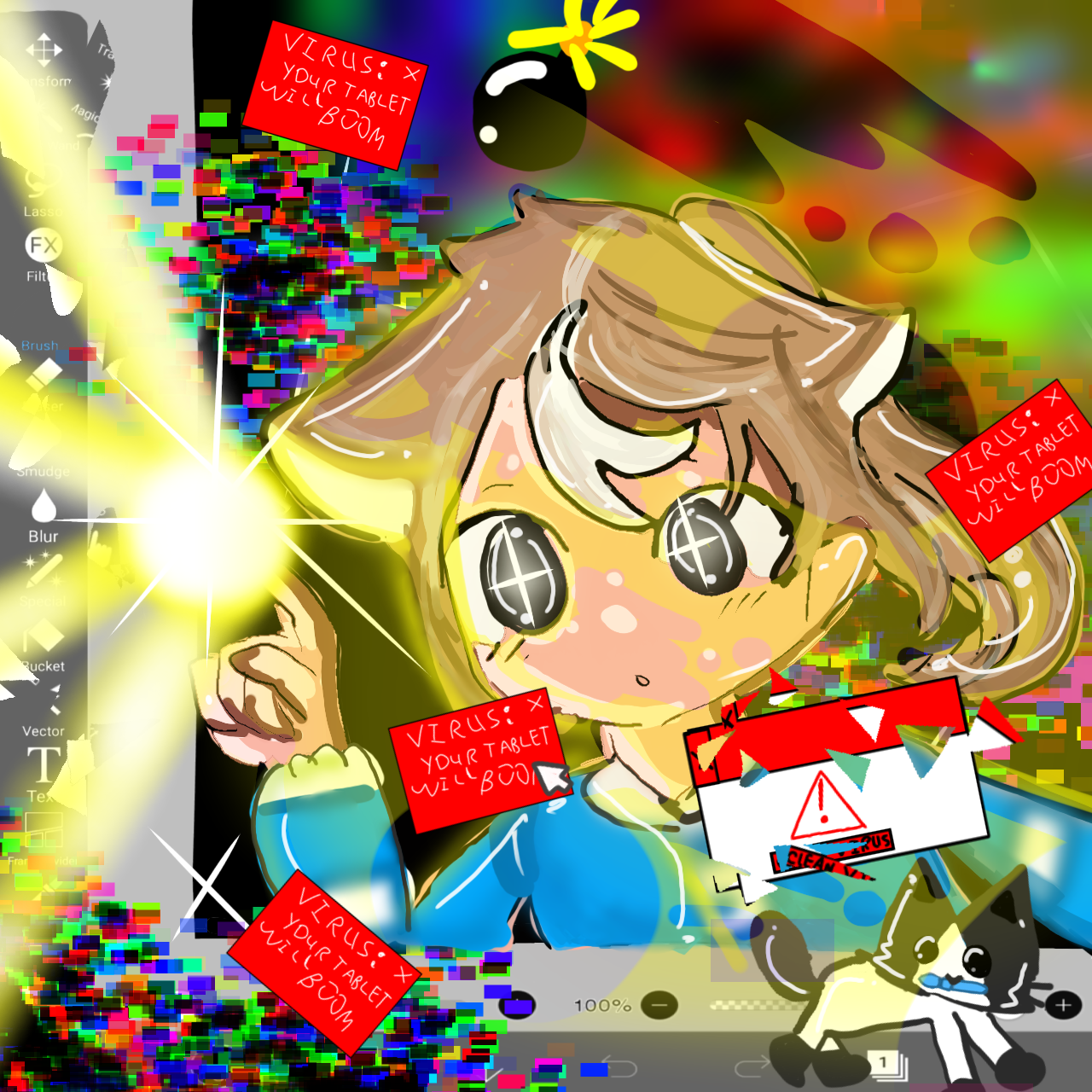 Glitch Artwork - ibisPaint