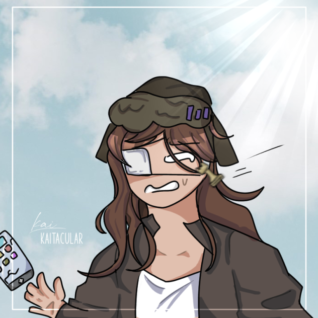 girl yeeted by chess piece - ibisPaint