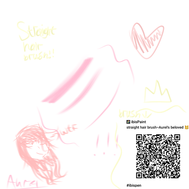 Straight hair brush - ibisPaint