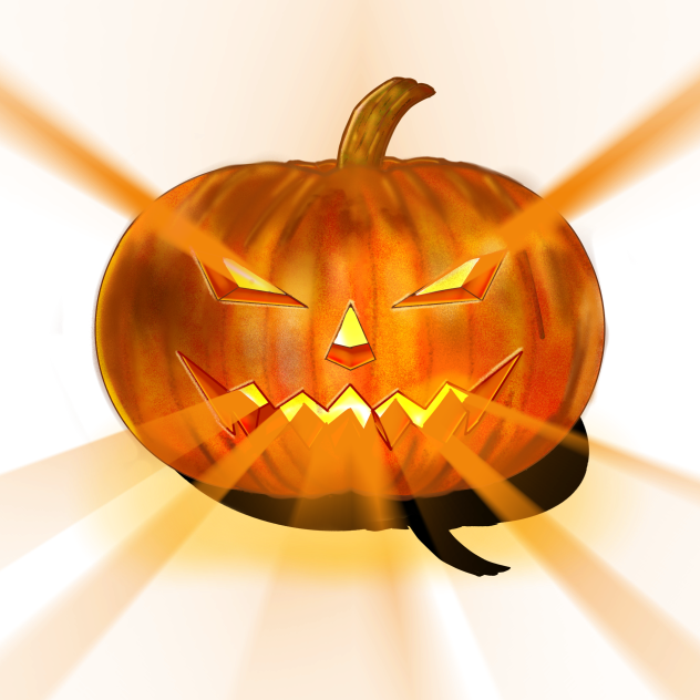 Pumpkin halloween Light - ibisPaint