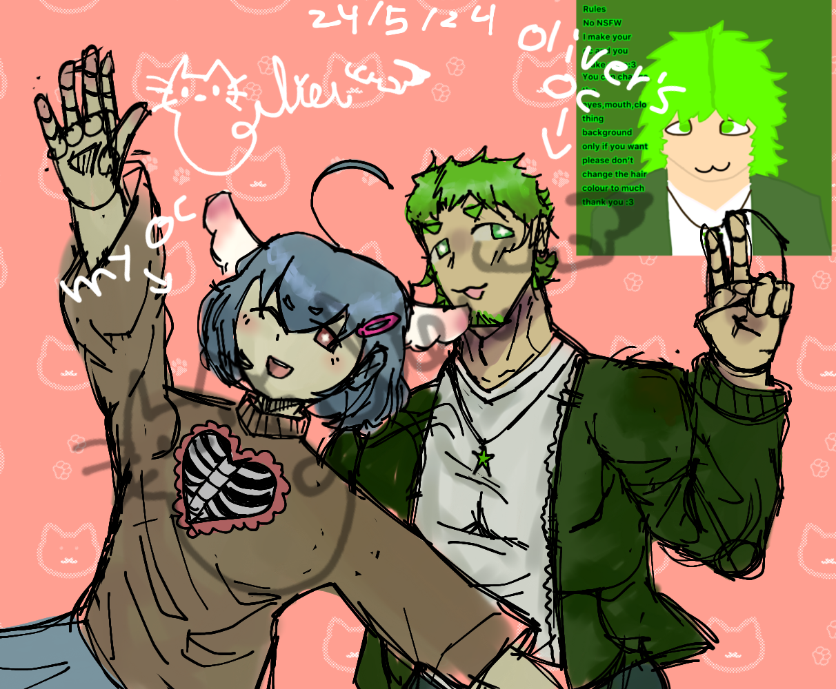Oliver’s oc and my oc yayyyy - ibisPaint