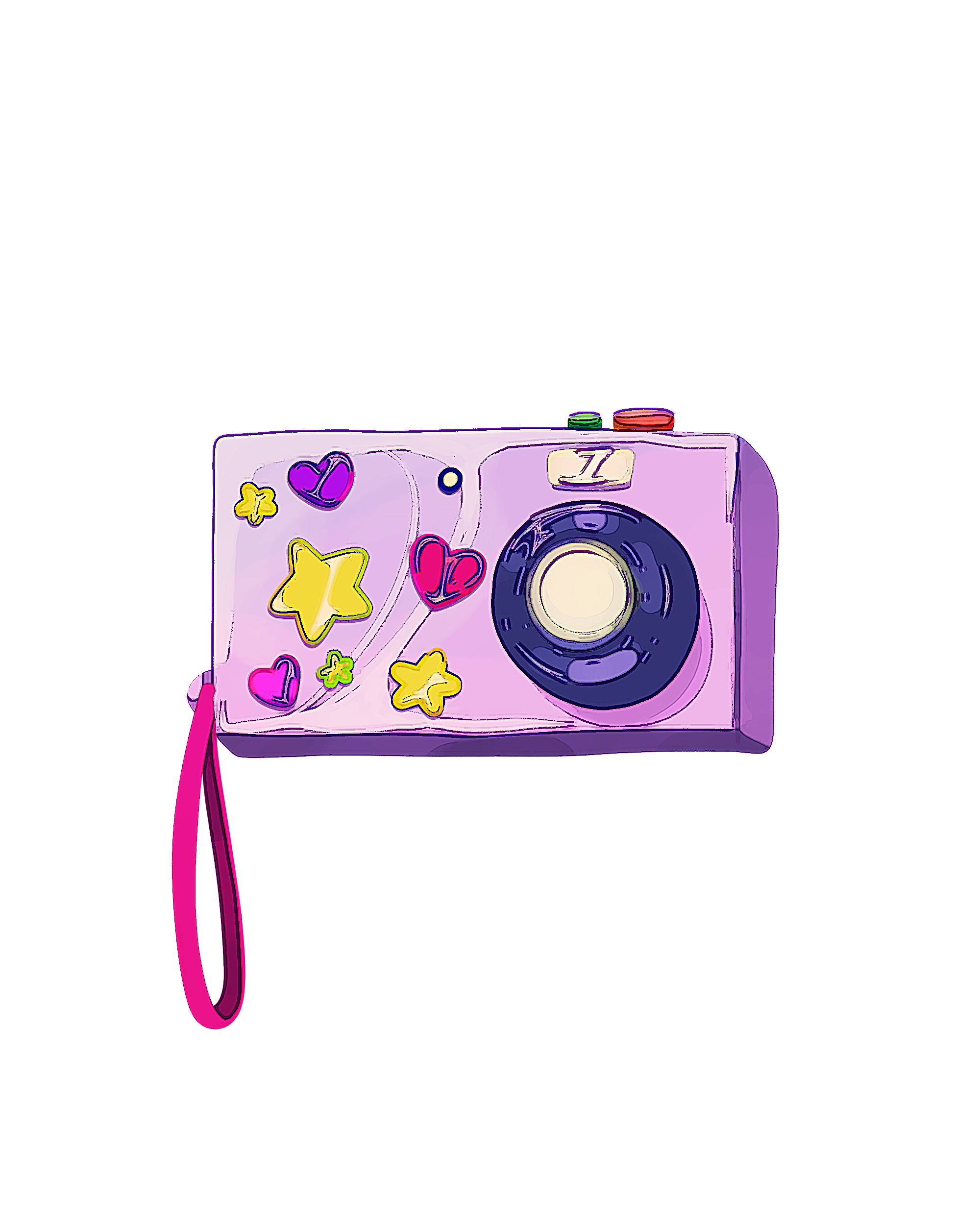 Pink Y2K Camera - ibisPaint