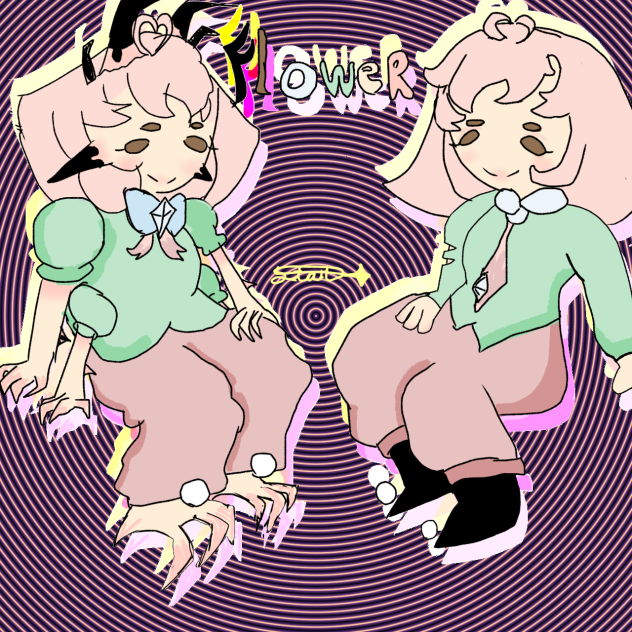 Flower’s 2 forms - ibisPaint