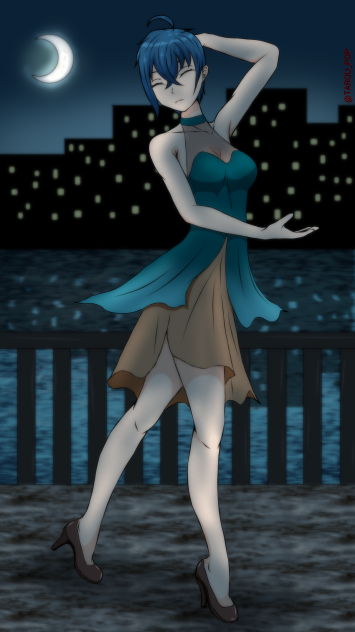 Dancing under the moonlight - ibisPaint