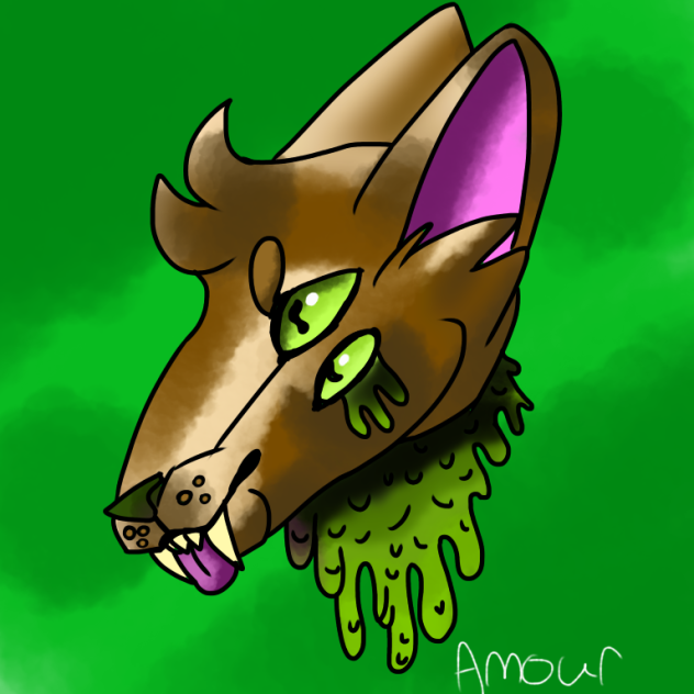 speedpaint wolf doodle - ibisPaint