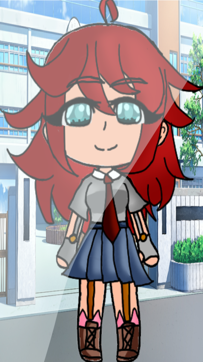 front facing gacha character - ibisPaint