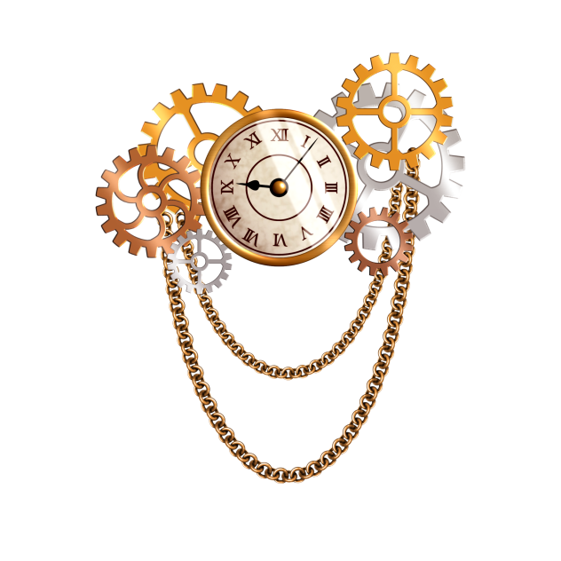 Steampunk brooch 1 - ibisPaint