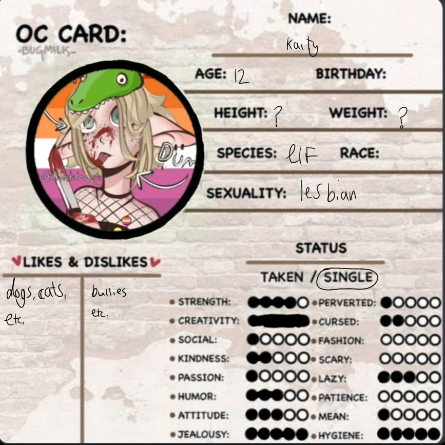 my oc card - ibisPaint
