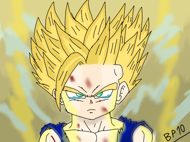 gohan ssj2 Art - ibisPaint