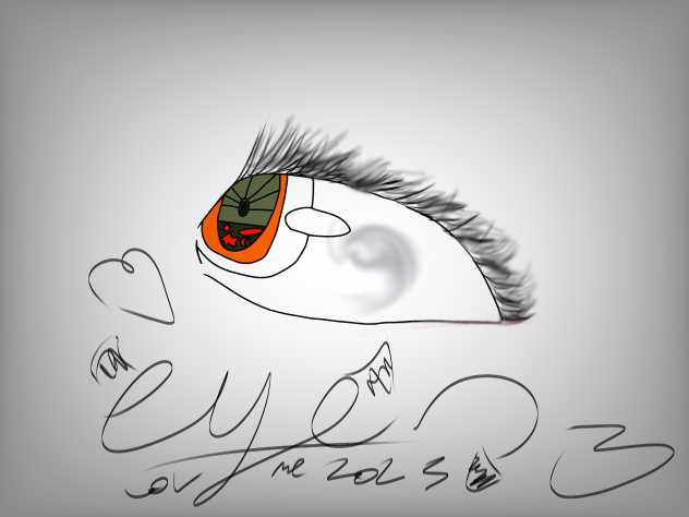 A random eye I created lol - ibisPaint