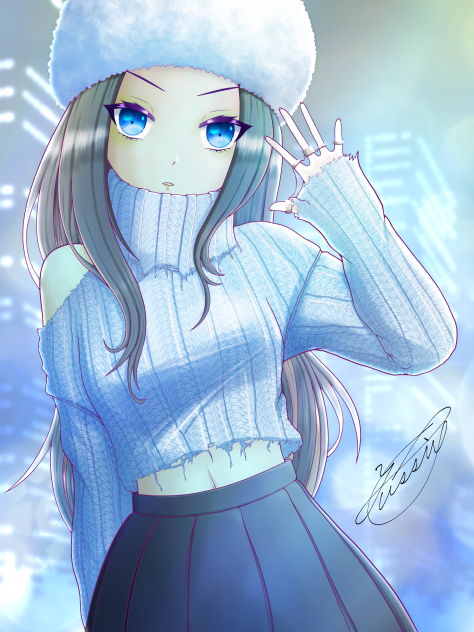 Bye-bye girl - ibisPaint