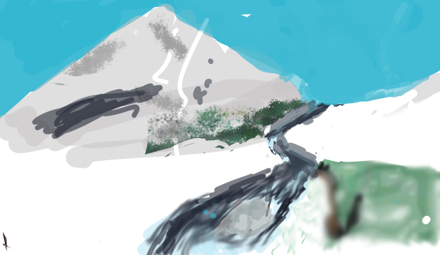 mountains - ibisPaint