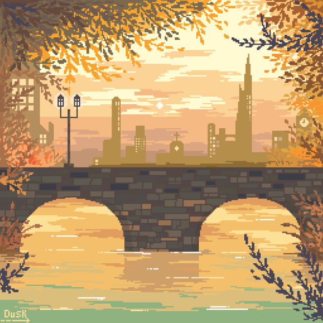 Pixel bridge - ibisPaint
