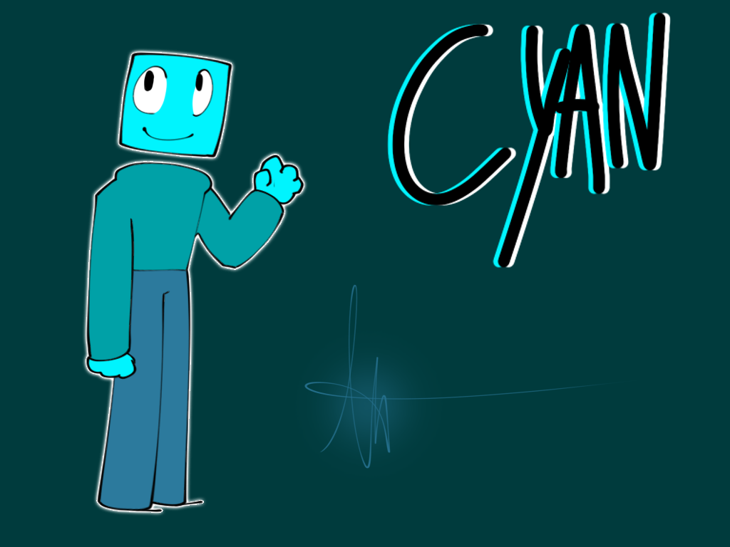 Cyan huhahahaa - ibisPaint