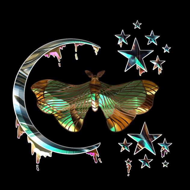 Metal green moth - ibisPaint