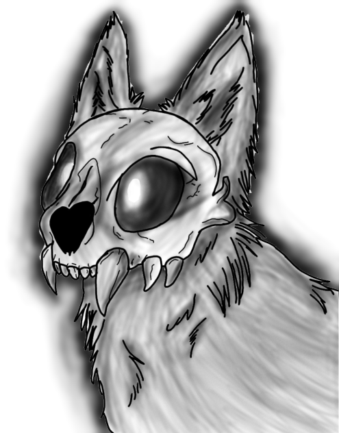 Skull wolf - ibisPaint