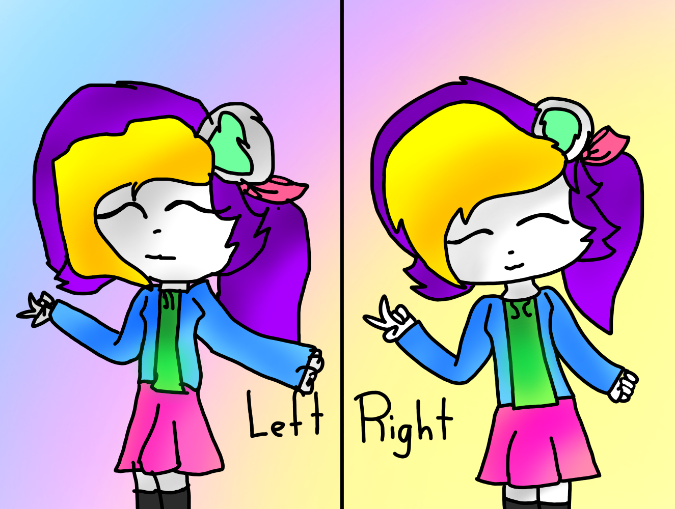 Left Hand Vs Right Hand Challenge IbisPaint left-hand-vs-right-hand-challenge-ibispaint