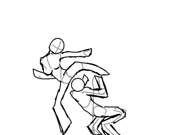 FIGHT ANIMATON, WATCH - ibisPaint