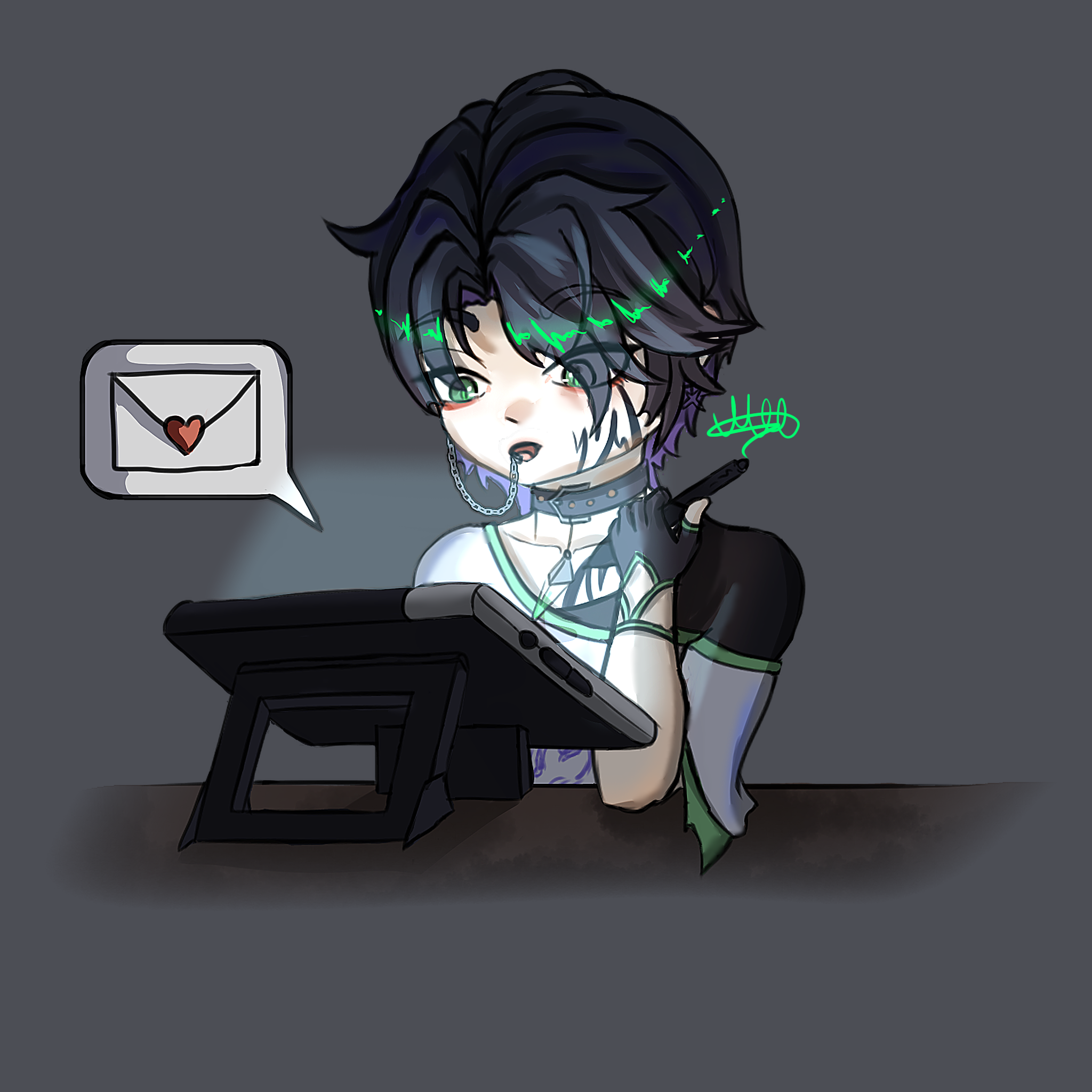 oc getting a message -w- - ibisPaint