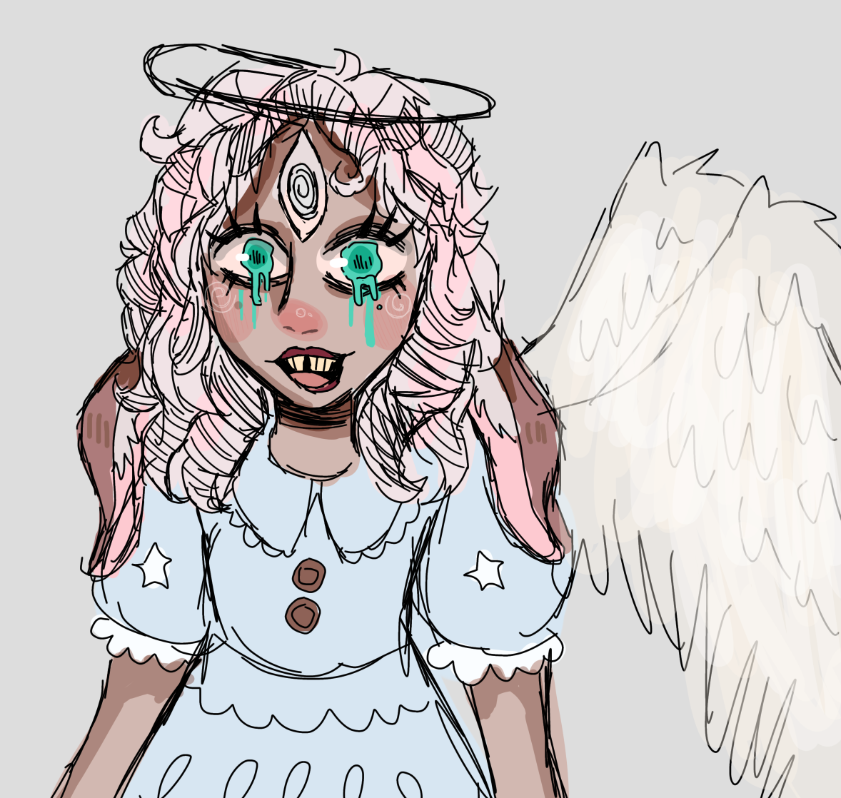 Lavender Townes pause oc challenge - ibisPaint