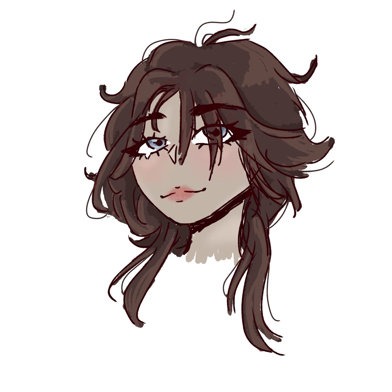 Pretty waves (head only) - ibisPaint