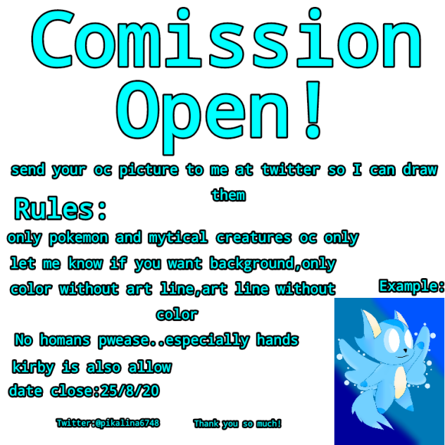 Comission Open! - ibisPaint