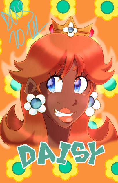 Princess Daisy Fanart - ibisPaint