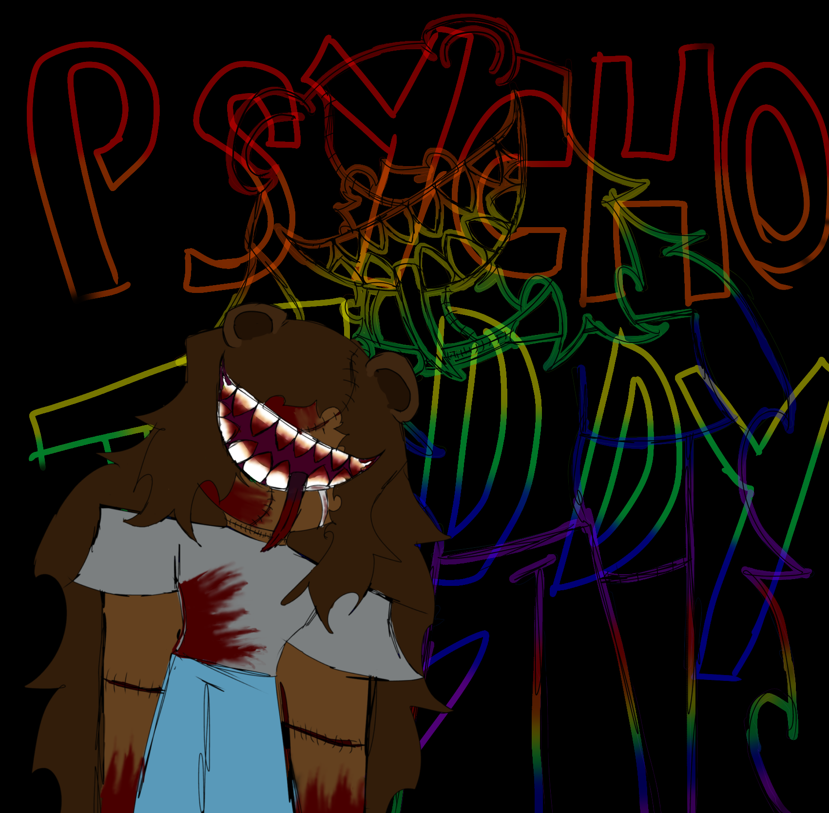 PSYCHO TEDDY - ibisPaint