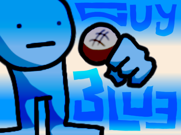 blue guy idle animation - ibisPaint