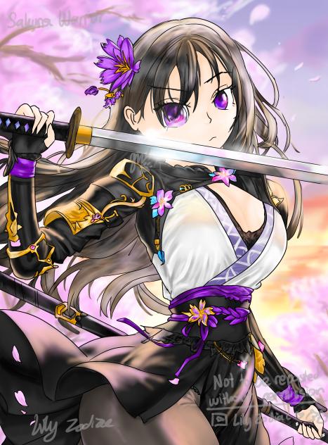 Sakura Warrior - ibisPaint