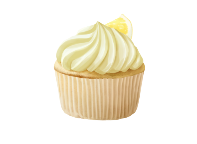 Lemon cupcake - ibisPaint