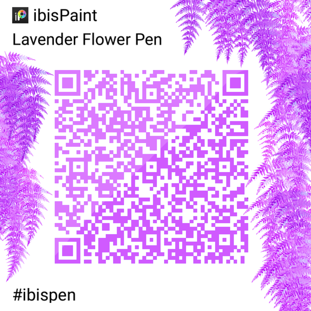 Lavender Flower Pen - ibisPaint